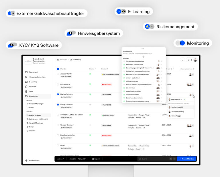 Regpit – Ihre Nr. 1 Plattform für Geldwäsche-Compliance